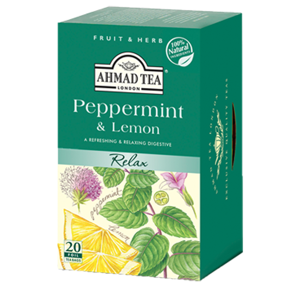 AT-Tea Peppermint&Lemon-20x1.5g(30g)*6 - Kuwait Outlets